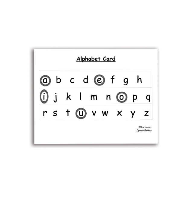 Alphabet Cards - Express Readers