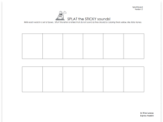 Splat Boards - Express Readers