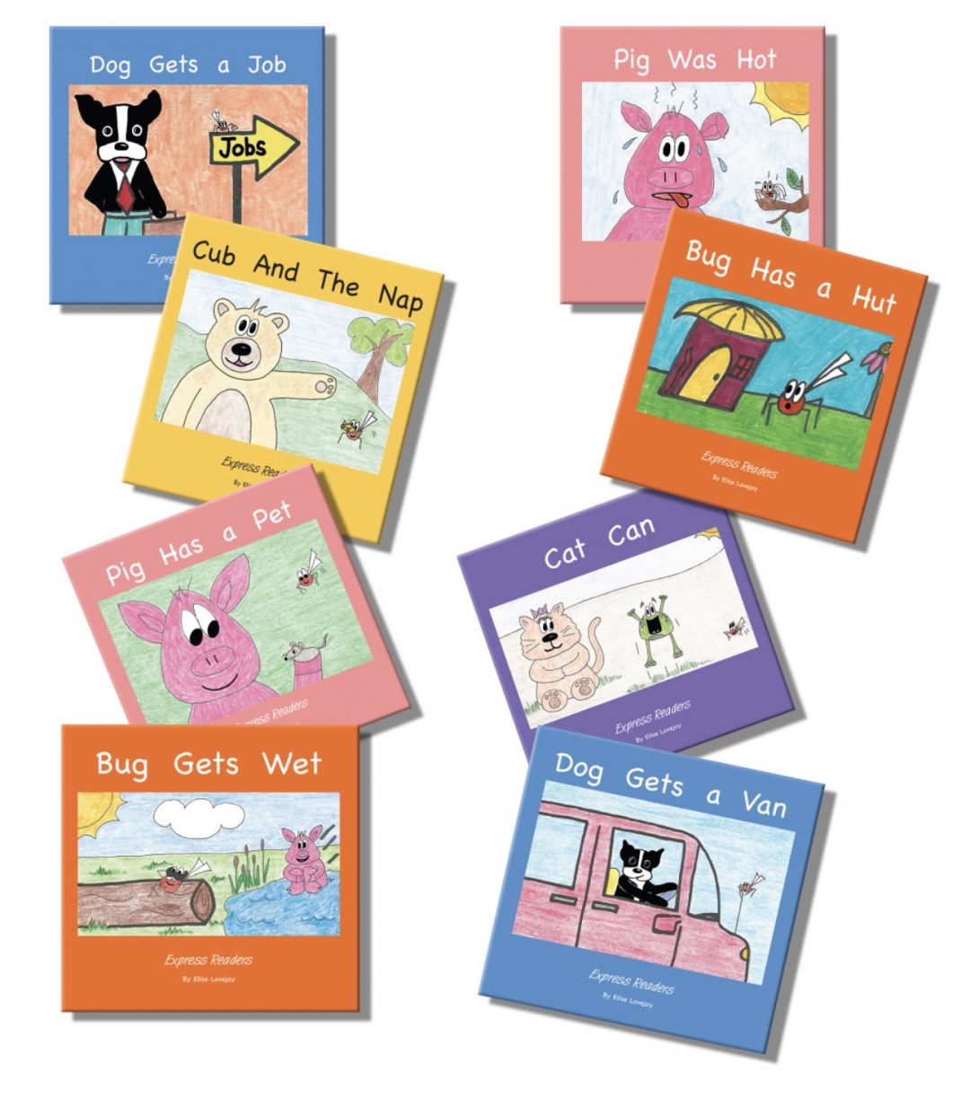 Decodable Book Set, Set 1 (8 Books) - Express Readers