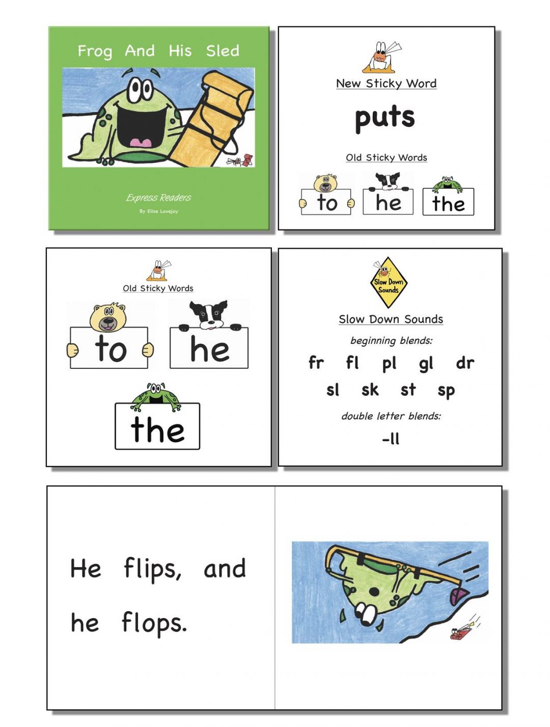 Decodable Book Set, Step 2 (6 Books) - Express Readers