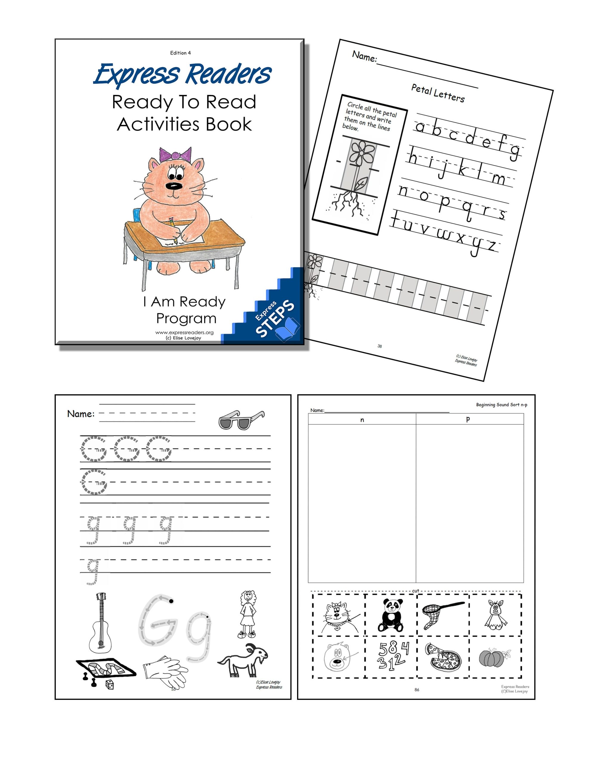 Ready To Read Activities Book, I Am Ready - Express Readers